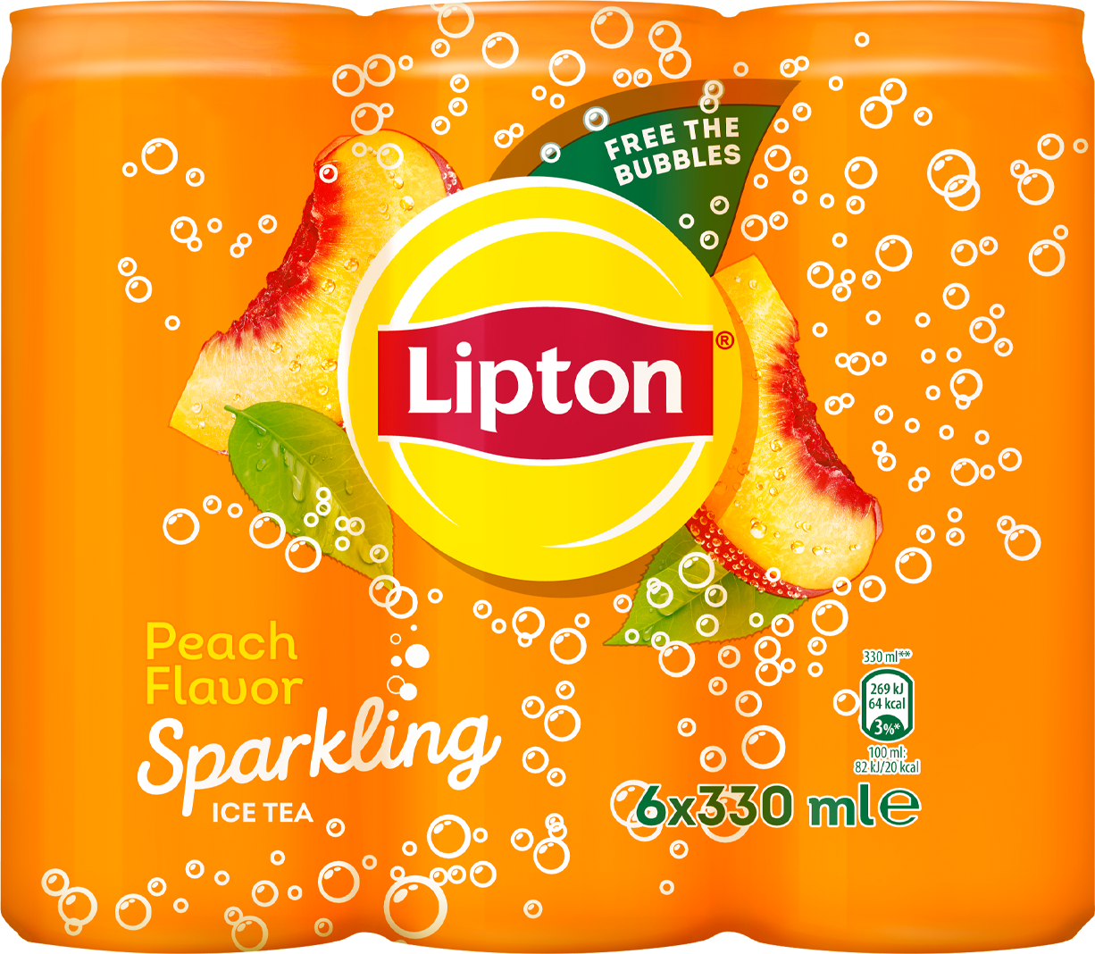 Lipton Ice Tea Sparkling Ροδάκινο: Συστατικά και Διατροφικά στοιχεία